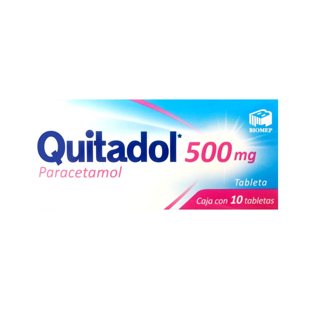 QUITADOL PARACETAMOL 500MG C/10 TAB. – GRSDeteccion